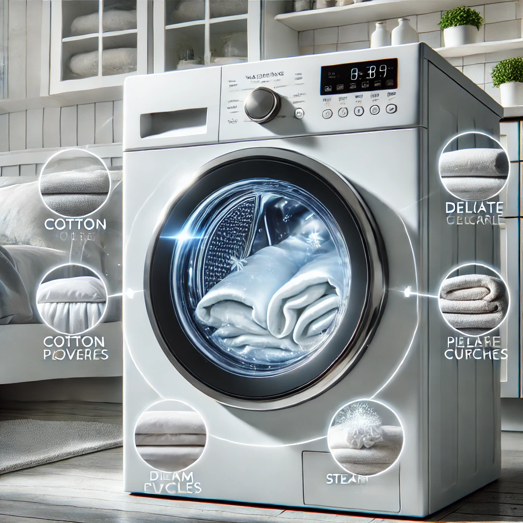 Die besten Waschprogramme für Bettwäsche